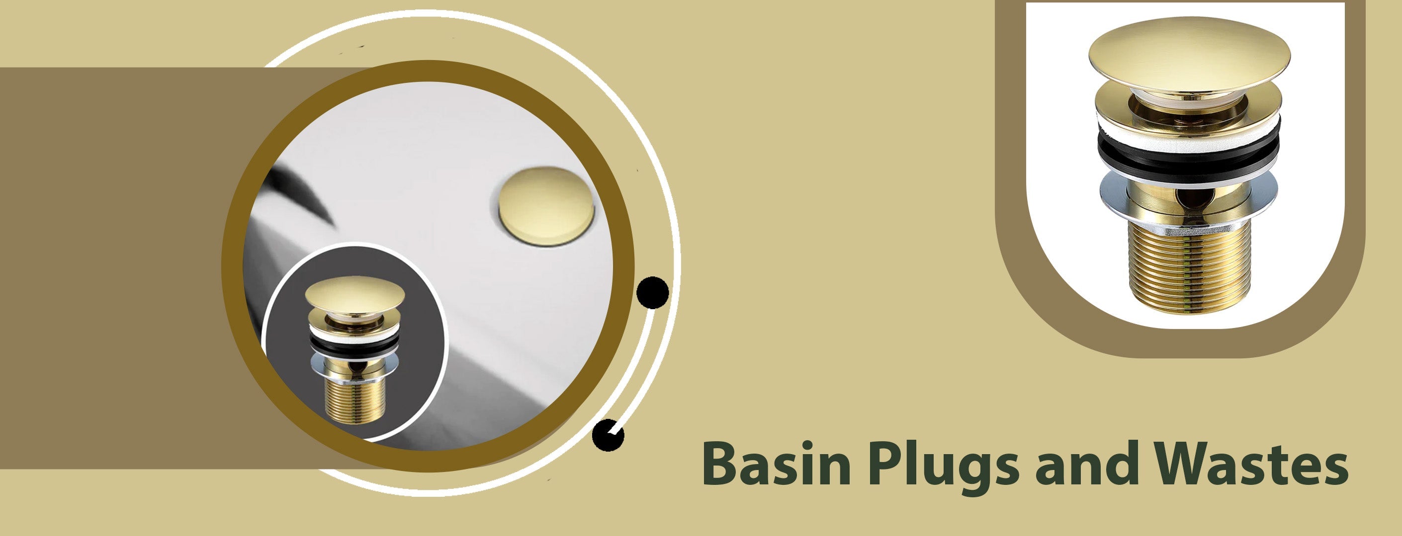 Unslotted And Slotted Basin Waste | Click Clack Waste | Goldbathroom UK ...