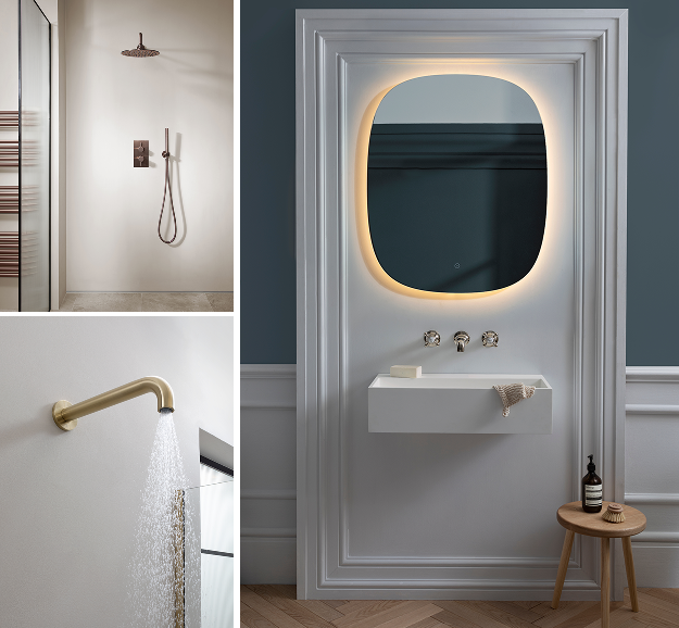 Gold Bathroom Taps | Luxury Brushed Gold Basin and Bath Taps